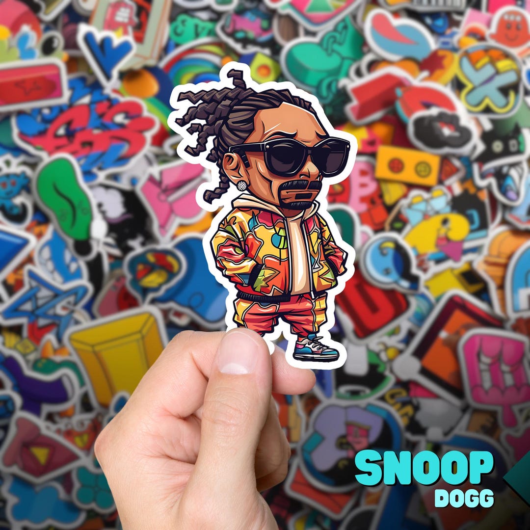 Snoop Dogg Funko Pop Decal, Funko Pop Chibi, Decal Chibi, Decal Sticker ...