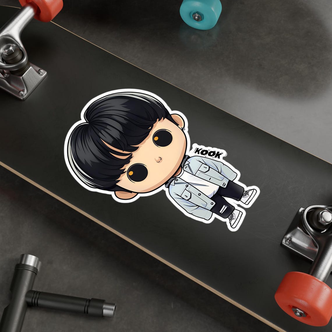 Jung Kook Funko Pop BTS Decal: Water-resistant Laptop Sticker - Etsy