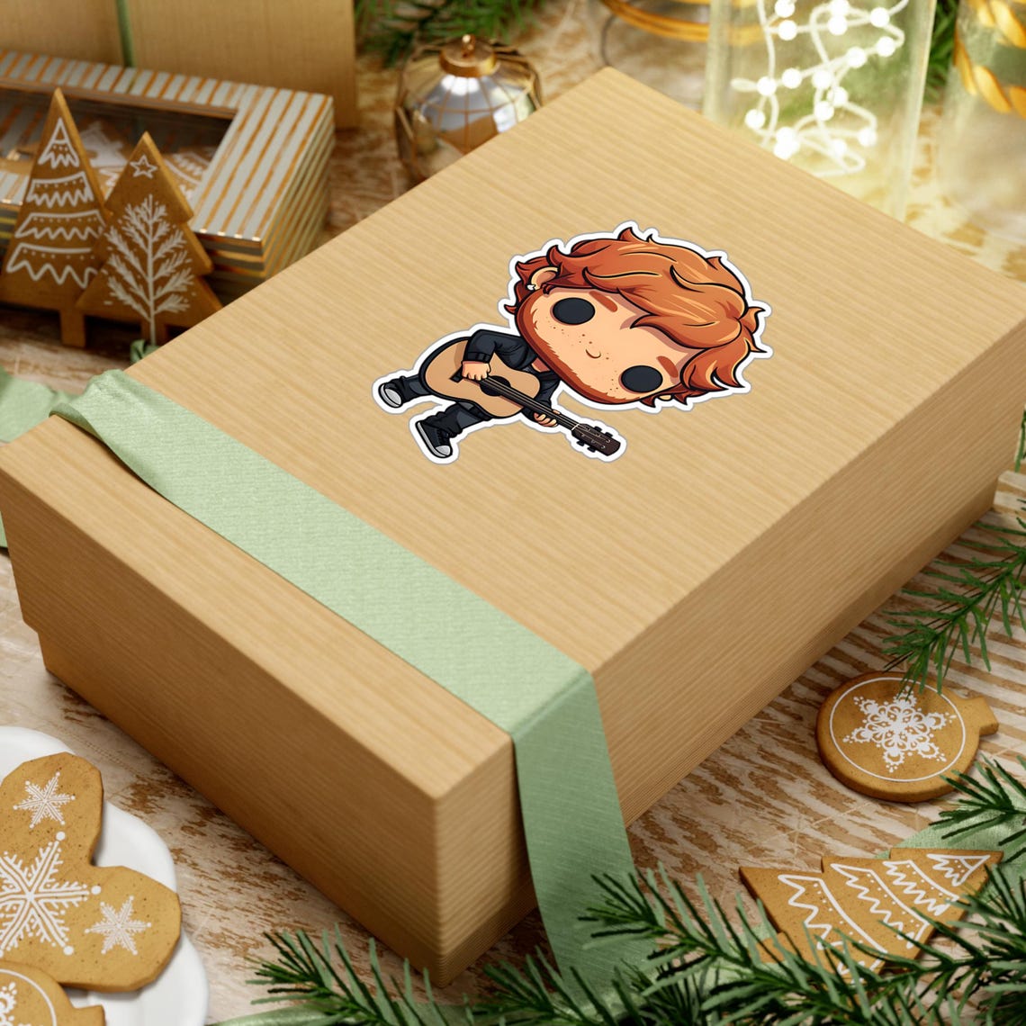 Ed Sheeran Funko Pop Chibi Sticker: Water-resistant Vinyl Decal - Etsy