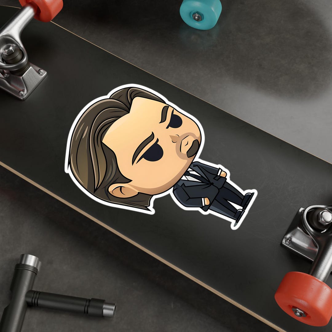 Dicaprio Funko Pop Chibi Decal: Water-resistant Laptop Sticker - Etsy ...