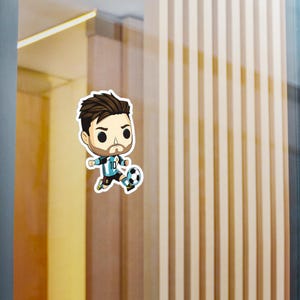 Lio Messi Funko Pop Decal, Funko Pop Soccer Argentina, Decal Sticker ...