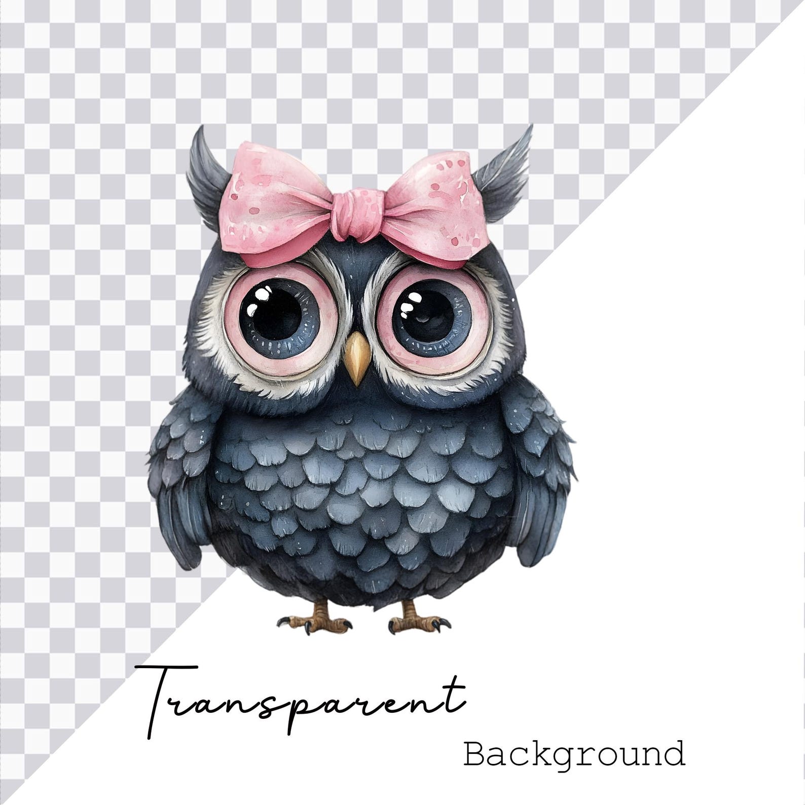 Pink Halloween Watercolor Clipart Bundle | 93 PNG Files | Cats ...