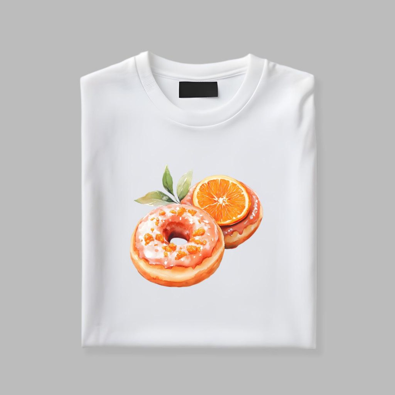 Watercolor Donut Clipart Set | 111 PNG Donut Graphics | Sweet Dessert ...