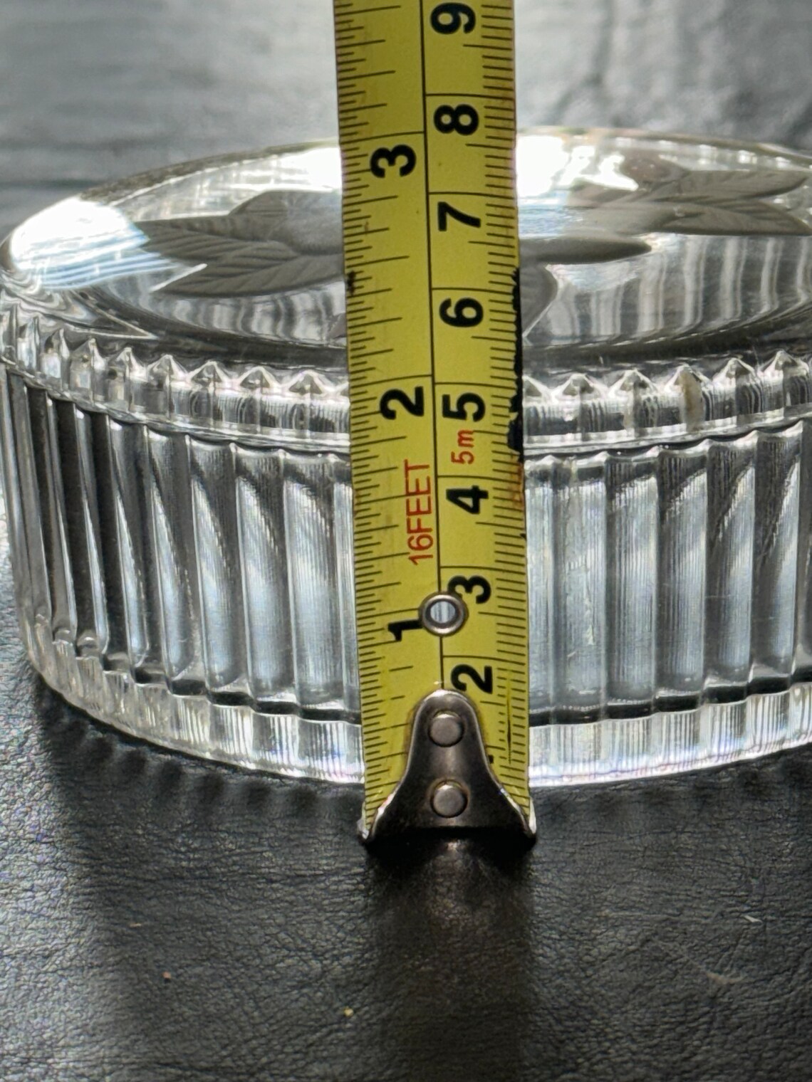 Crystal Glass Little Pot With Lid - Etsy