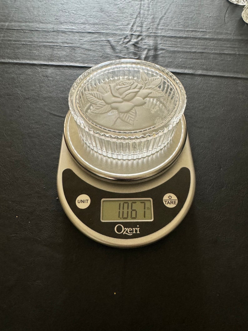 Crystal Glass Little Pot With Lid - Etsy