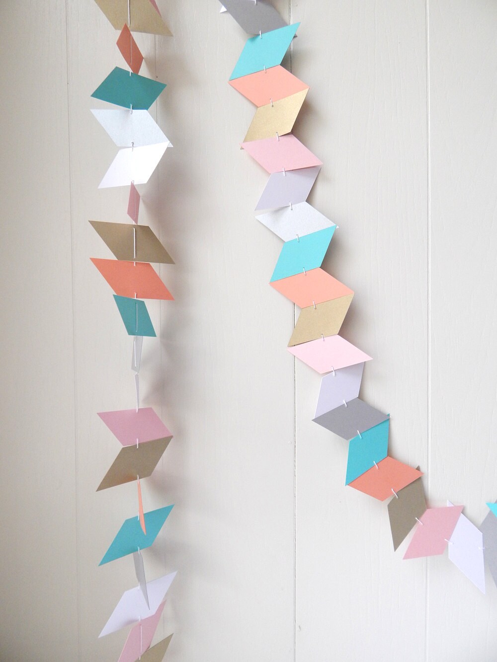 Parallelogram Garland Wedding Garland Bunting Banner / Photo - Etsy