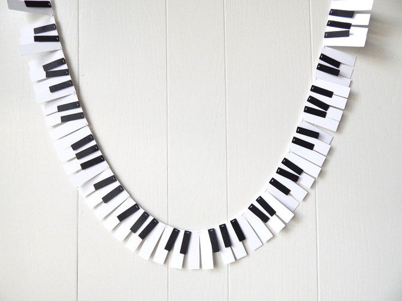 Piano Garland / 88 Key Mini / Music Garland / Recital Garland / Mini ...