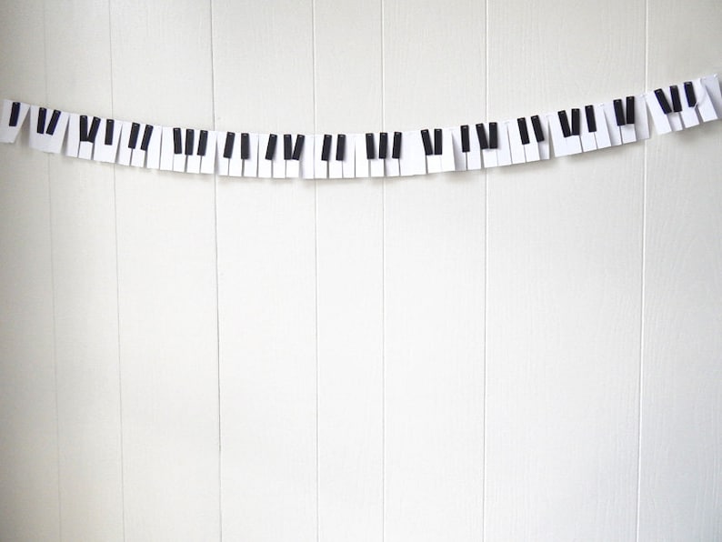 Piano Garland / 88 Key Mini / Music Garland / Recital Garland / Mini ...