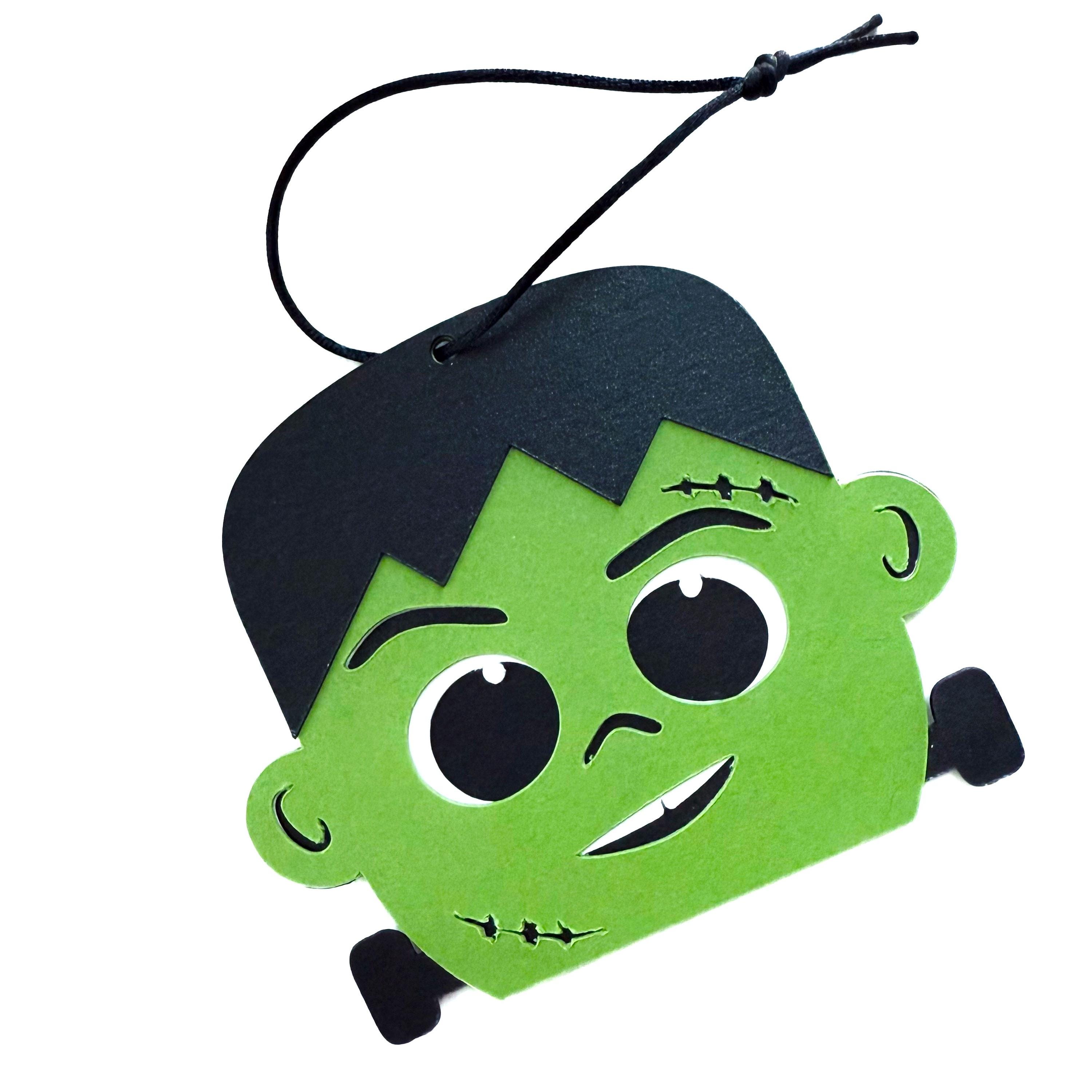 Franky’s Monster Gift Tag Paper Ornament Illustration Halloween - Etsy