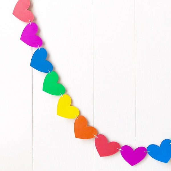 Heart Garland - Etsy