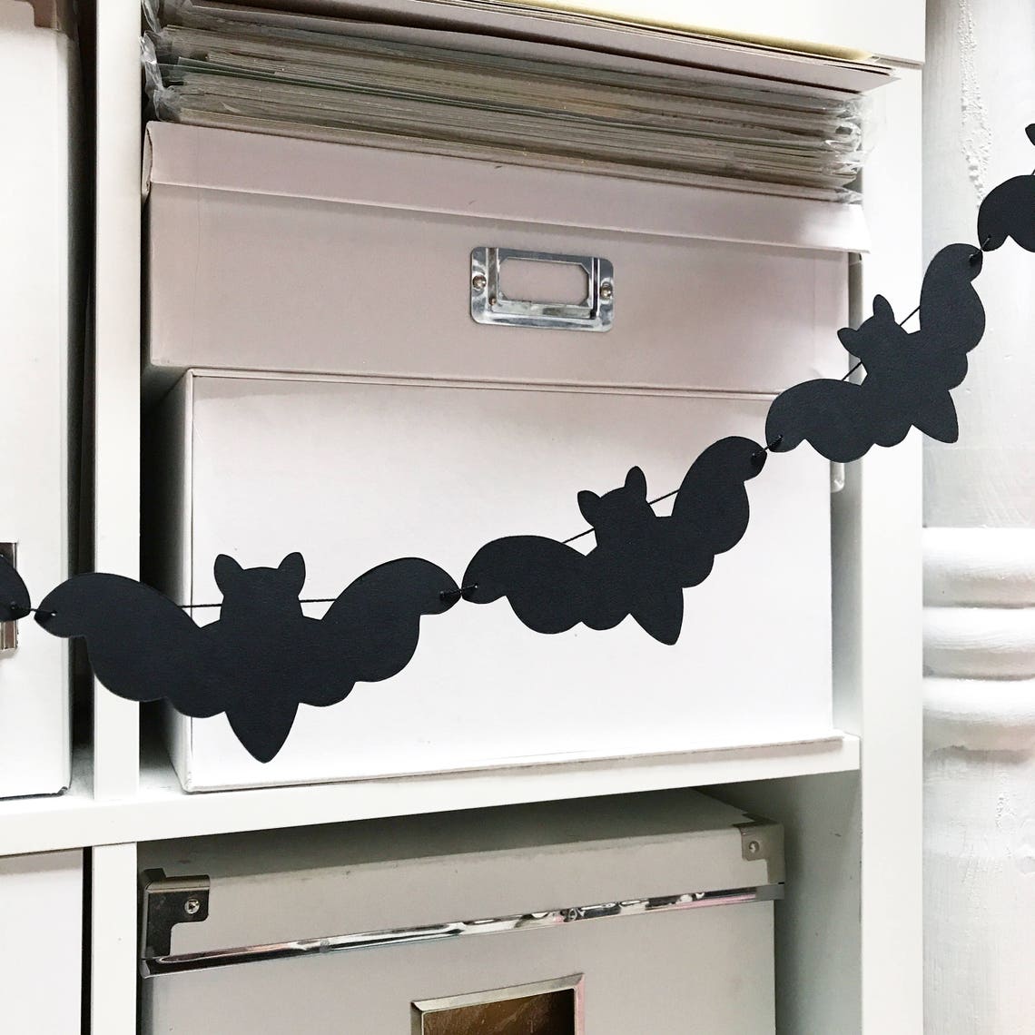 Bat Garland - Halloween Bunting - Party Decor - Photoprop - Holiday ...
