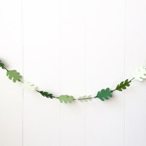 Leaf Garland / Leaf Bunting / Spring Decor / Photo Prop / Recycled ...