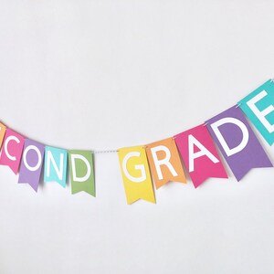 Rainbow Kindergarten Banner Garland / Photo Prop / Adjustable Hand Sewn ...