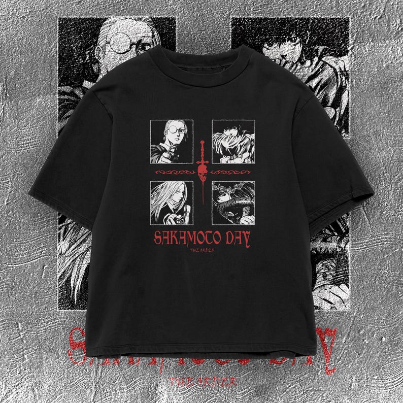 Sakamoto Day the Oder T-shirt, Anime Apparel, Japanese Manga, Graphic ...