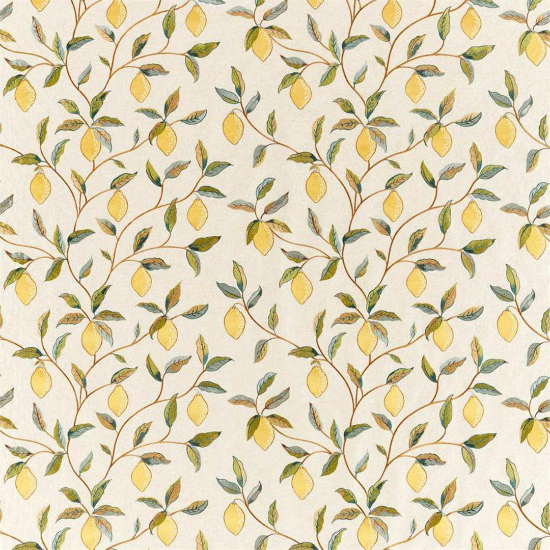 William Morris - Lemon Tree Embroidery - 3.8m Fabric Piece - Etsy
