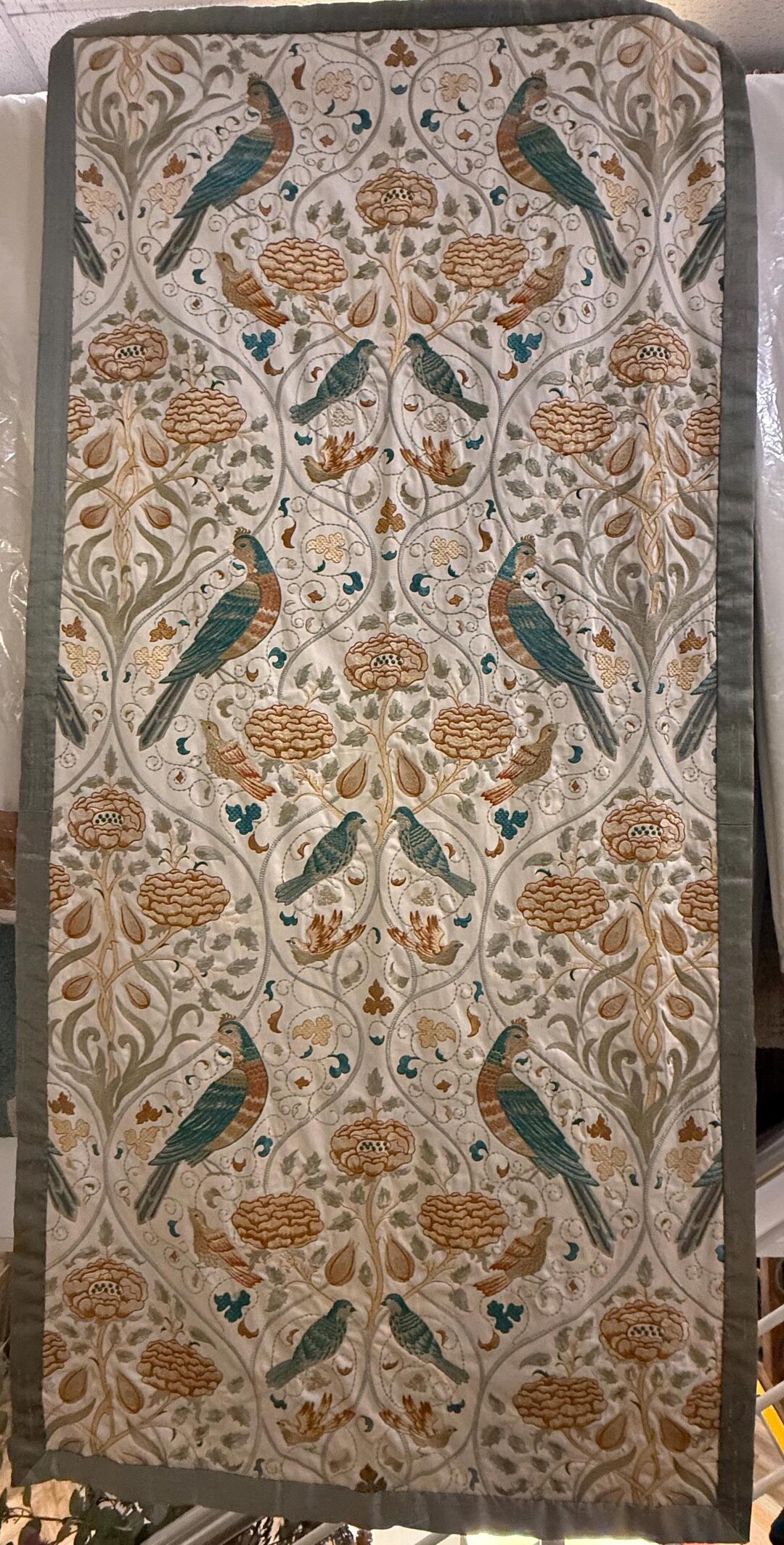 William Morris Seasons by May Embroidered Hand-made Wall Hanging for ...