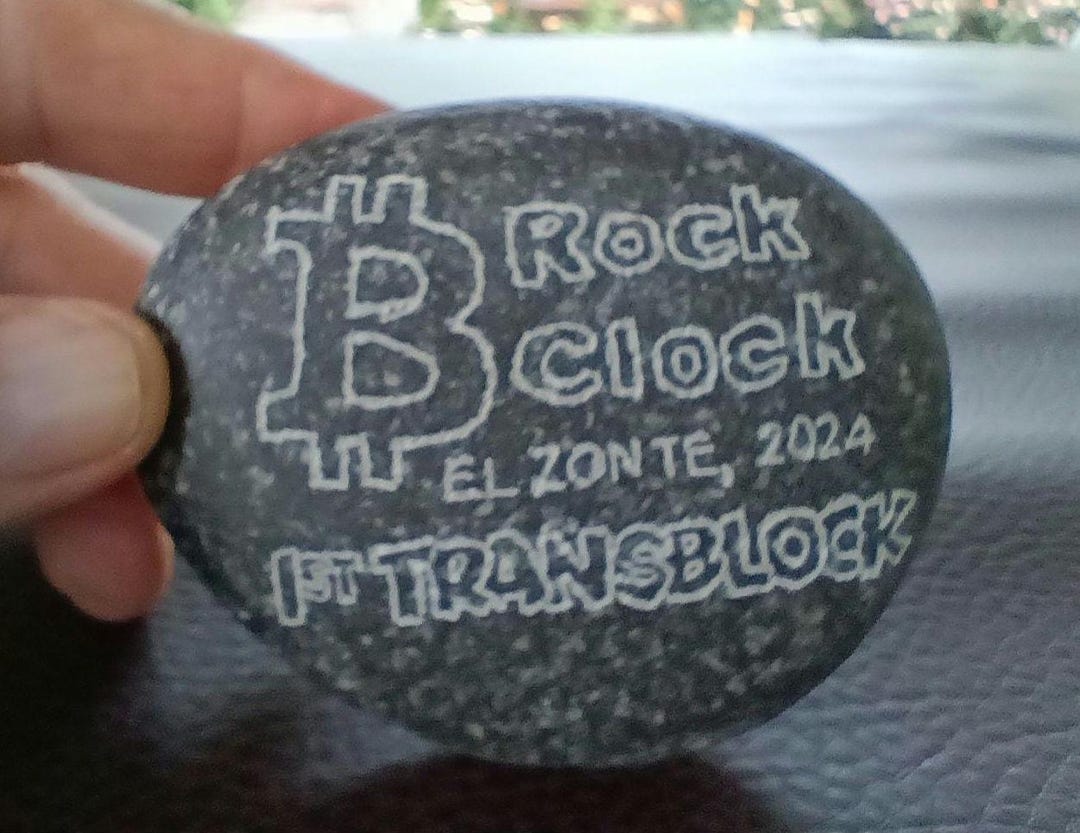 Rock Clock 1st Transblock the World's Hardest Money Inscribed on One of the World's Hardest ...