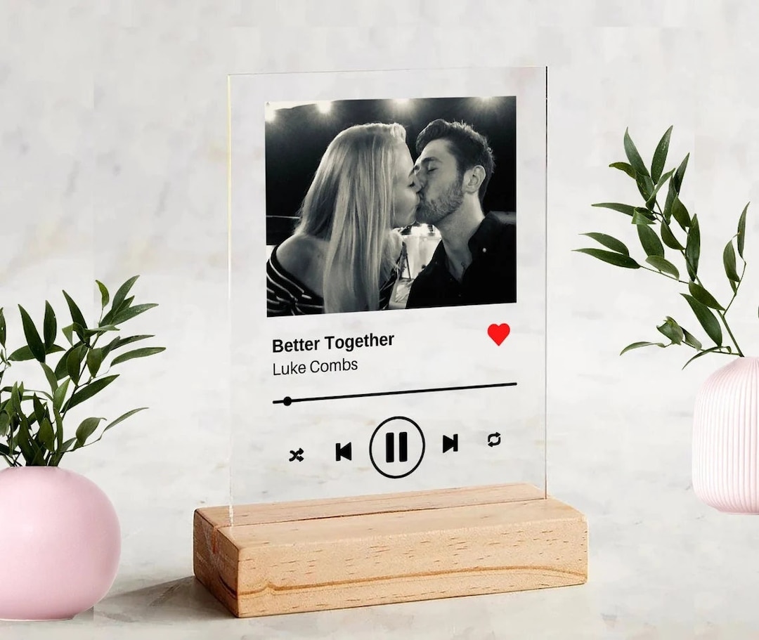 Personalized Gift Song Plaque Anniversary Gift for Him, Anniversary ...