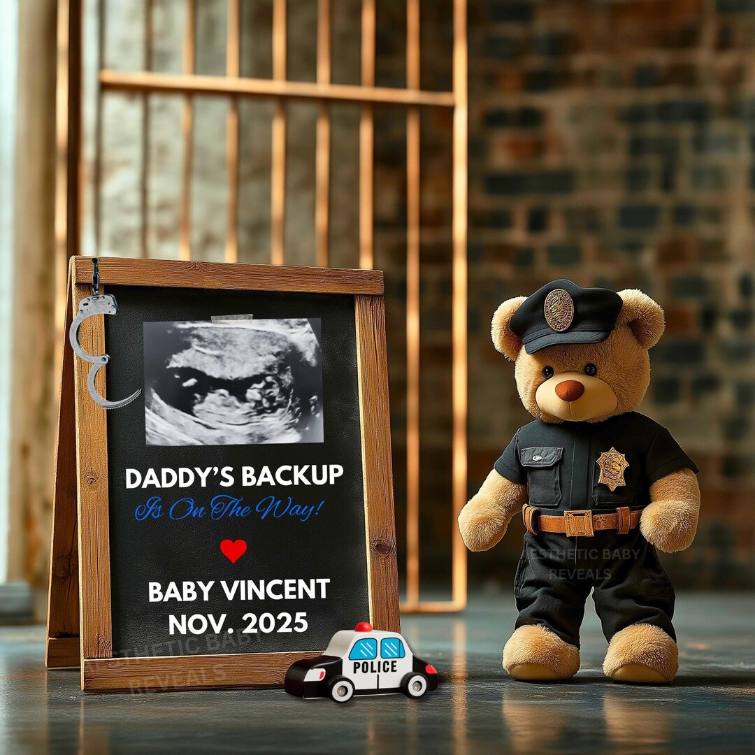Police Baby Announcement, Digital Policeman Pregnancy Reveal, Backup on ...