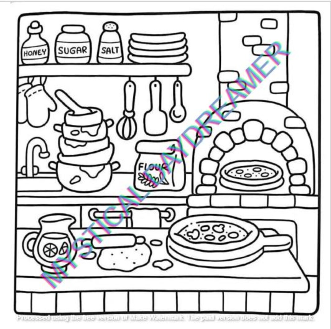 Colouring Book, Digital Colouring Book for Tablets, iPad Colouring - Etsy