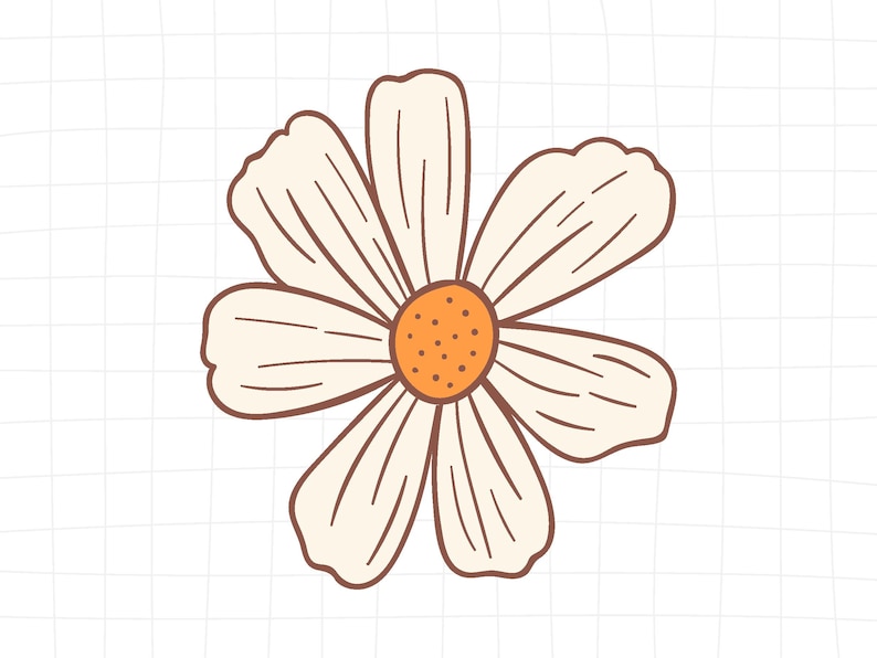 Retro Daisy Png Sublimation Daisy Png File. - Etsy