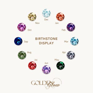 Personalized Heart Birthstone Ring, Two-stone Custom Ring, Stackable ...