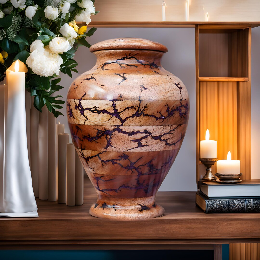 Urn for Human Ashes Cremation Urn for Male-female Adult Burial Caskets ...