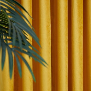 Luxury Shiny Velvet Curtain Panels, 30 Colors. Velvet Drapes, Living ...