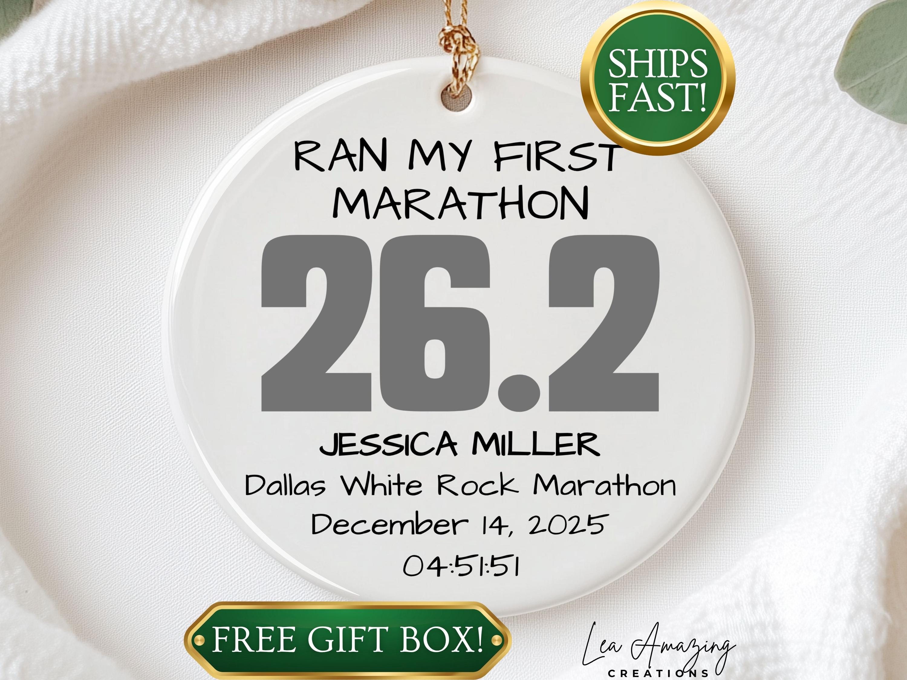 Marathon Runner Keepsake Ornament Personalized Runner Ornament Half ...