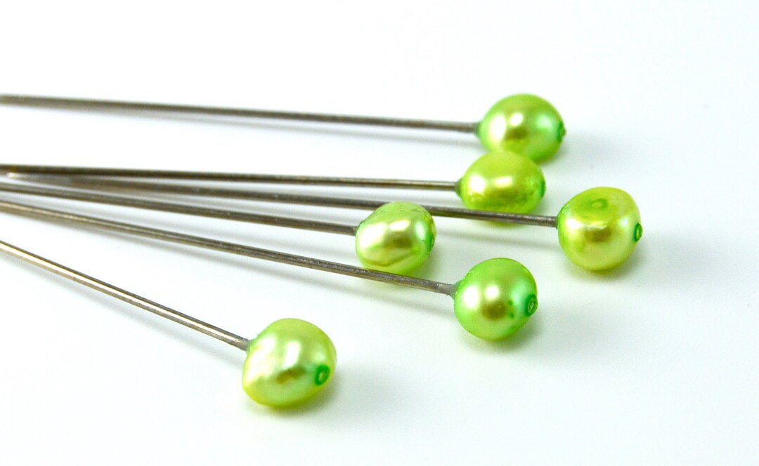 6 Freshwater Pearl Pins Medium - Etsy
