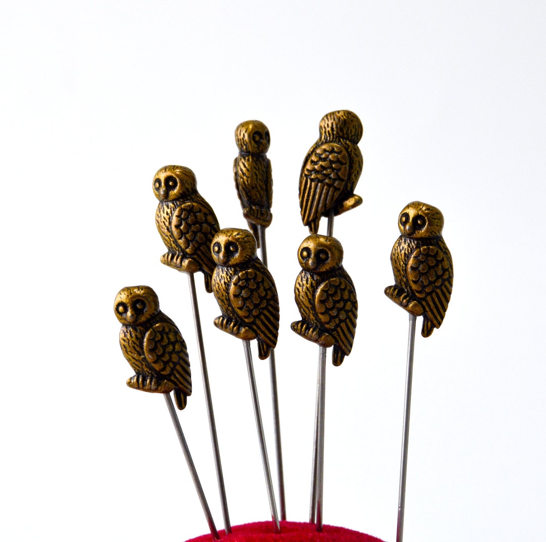 Owl Pin - XL - Etsy