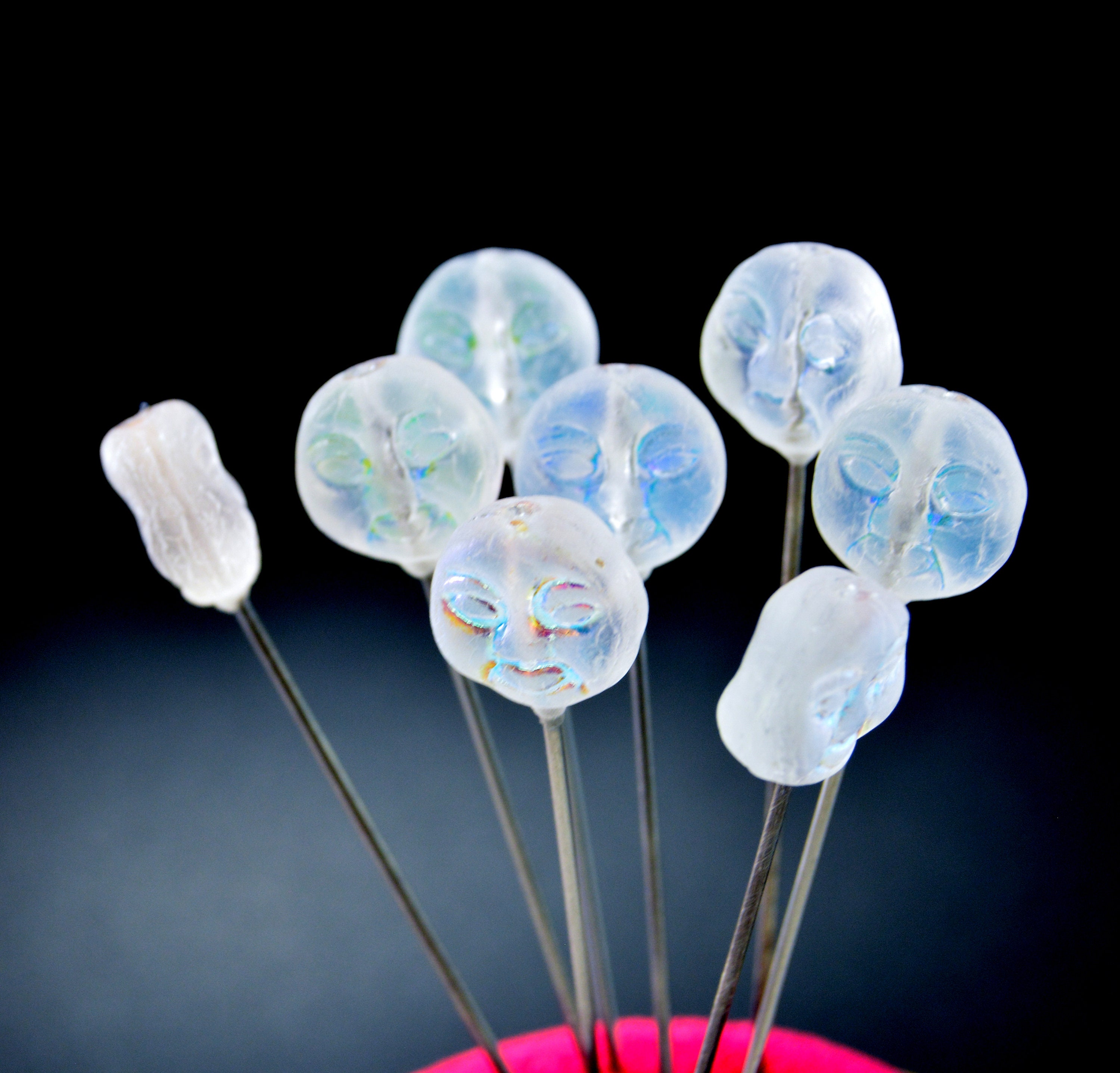 Full Moon Face Pin XL - Etsy