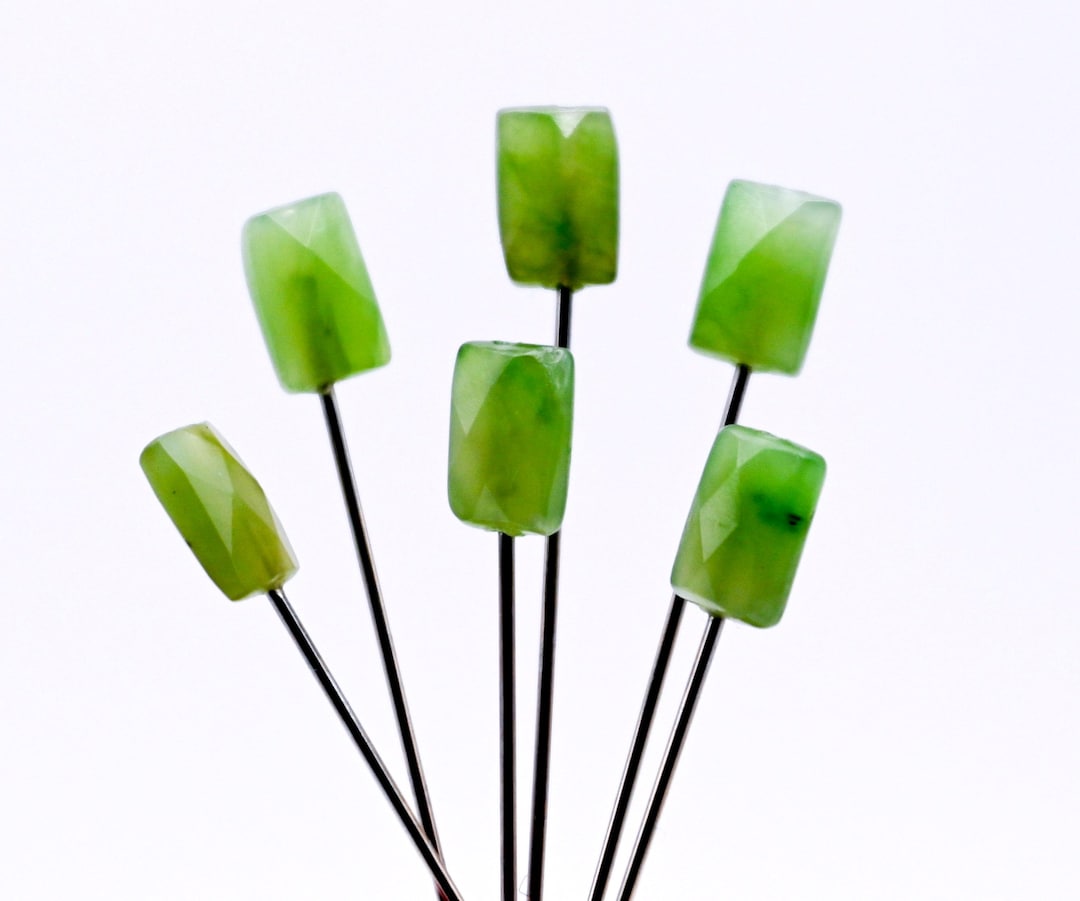 6 Jade Pins - Medium - Etsy