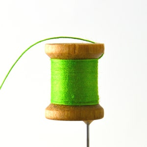 Assorted Tiny Miniature Sewing Thread Spool Pin Topper - Wound up by ...