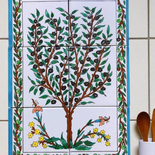 Tile Mural - Etsy UK