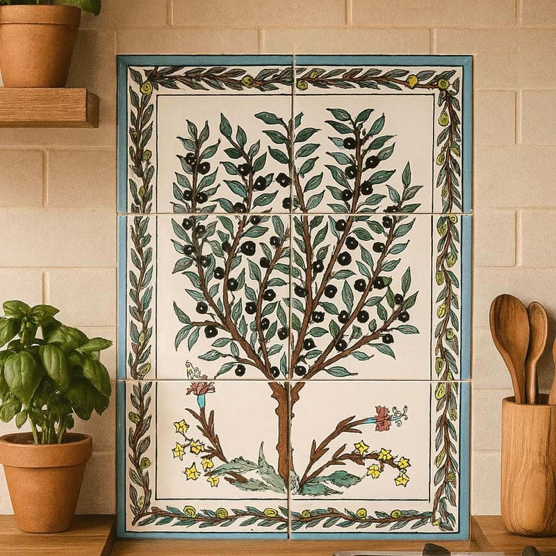 Tile Mural - Etsy