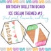 Birthday Bulletin Board Set-ice Cream Theme - Etsy
