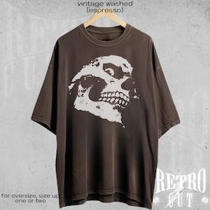 Retro Y2K Skull Shirt, Vintage Skeleton Graphic Sweatshirt, Gothic ...