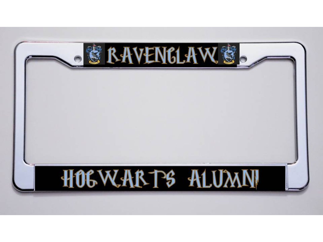 Ravenclaw/hogwarts Alumni: Chrome Plated ABS Plastic License Plate ...