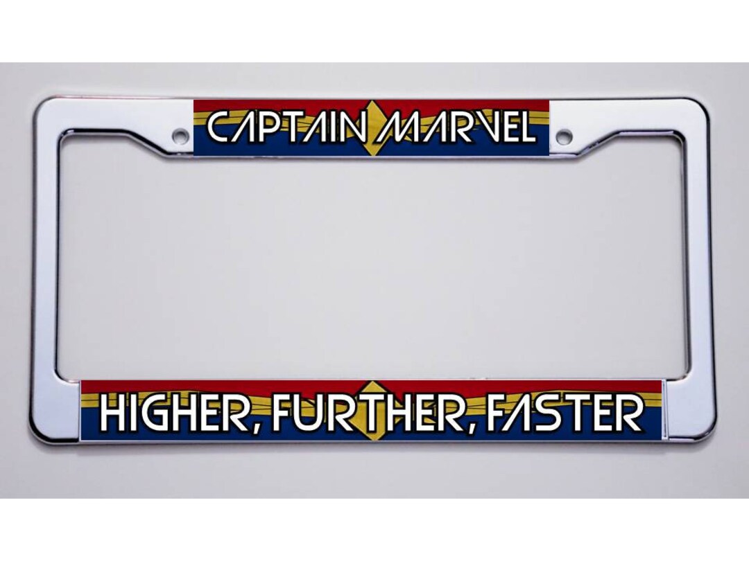 Captain Marvel Fans! "captain Marvel/higher, Further, Faster" Chrome ...
