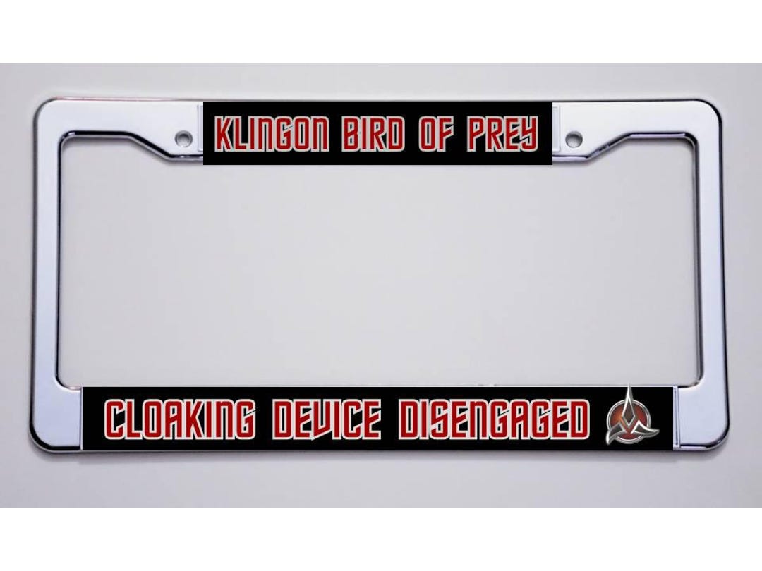 Star Trek Fans klingon Bird of Prey/cloaking Device Disengaged Chrome ...