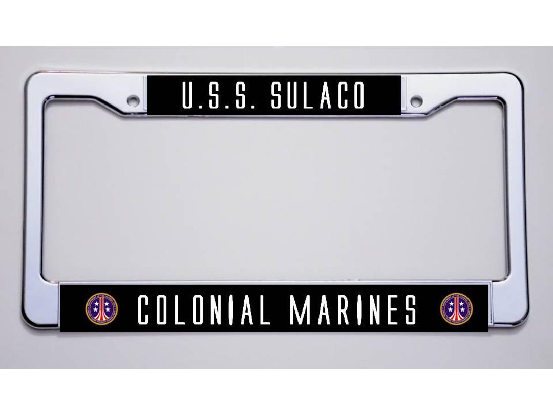 ALIENS Fans! "u.s.s Sulaco/colonial Marines" Chrome Plated ABS Plastic ...