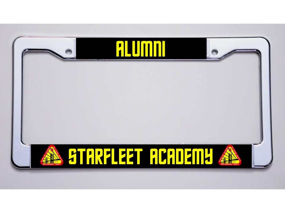 Star Trek Fans! "alumni/starfleet Academy" Chrome Plated ABS Plastic ...