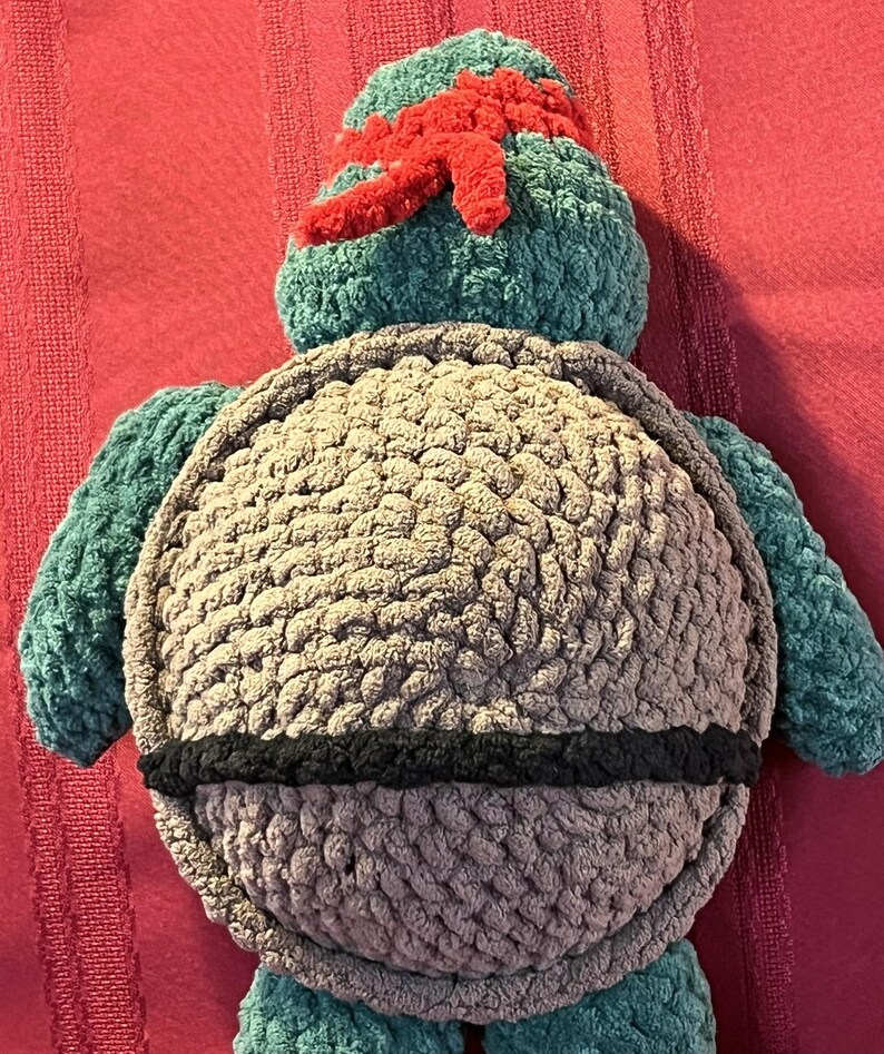 Large Crochet Ninja Turtle - Etsy