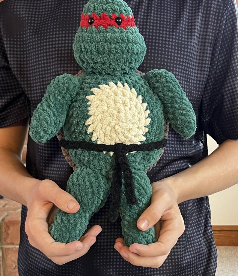 Large Crochet Ninja Turtle - Etsy