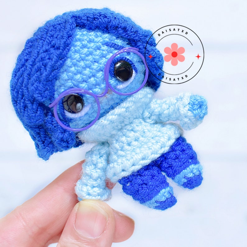 Sadness Inside Out Pattern, Amigurumi Joy Crochet, Pattern Sadness ...
