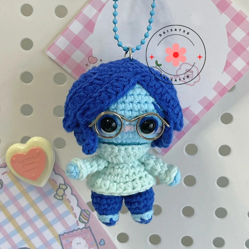 Sadness Inside Out Pattern, Amigurumi Joy Crochet, Pattern Sadness ...