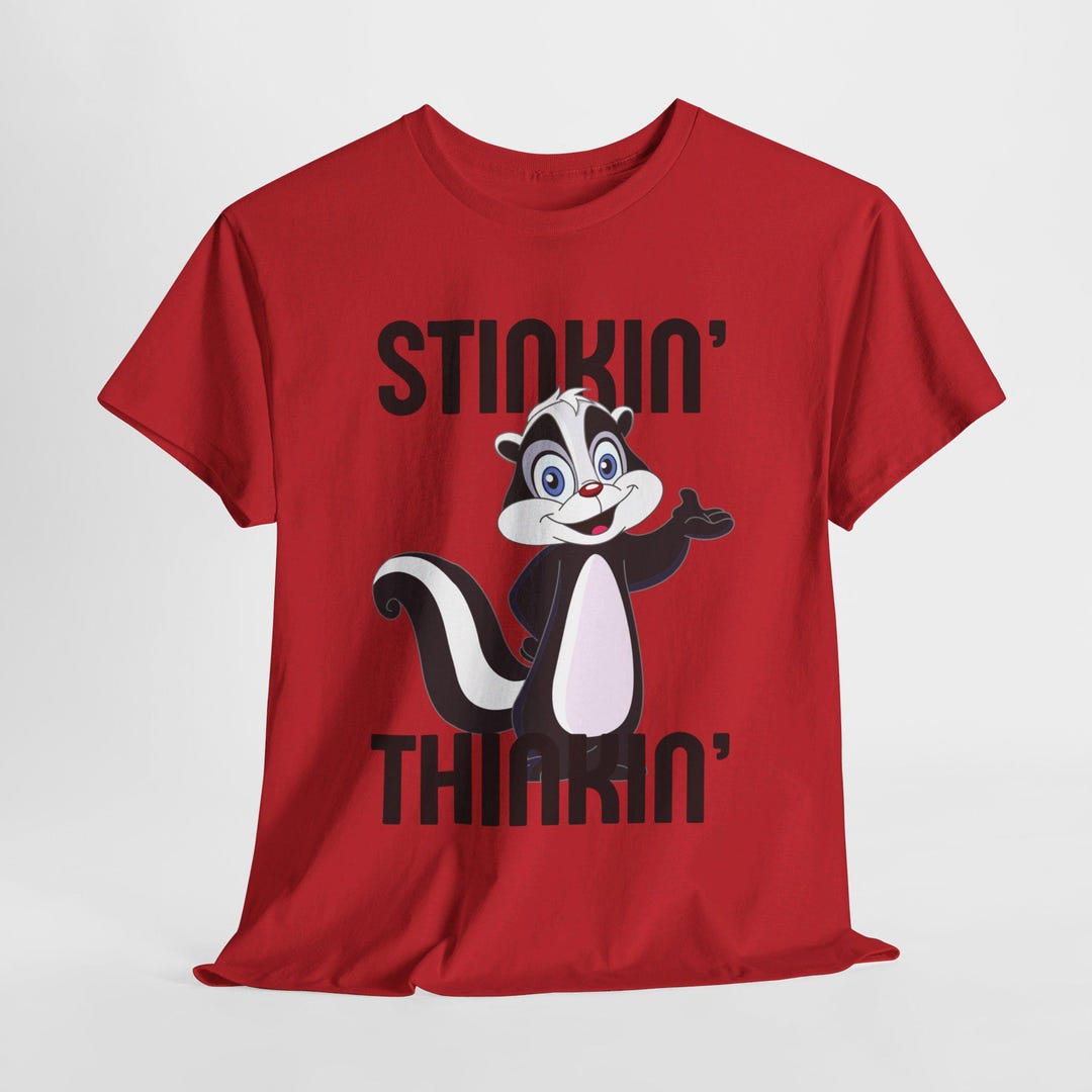 Stinking Thinking Skunk Graphic Tee - Recovery Wear | Skunk Graphic - Etsy