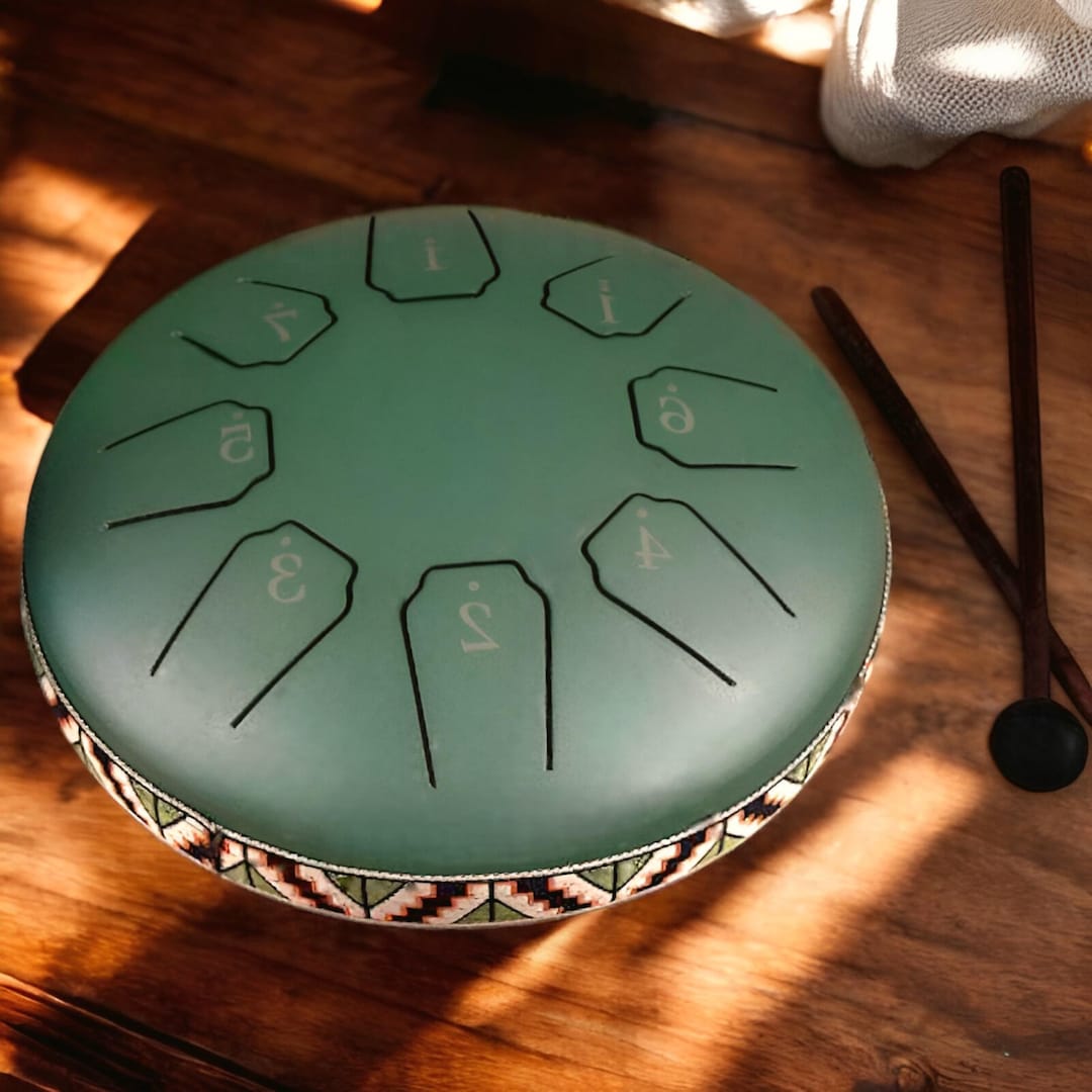 Steel Tongue Drum, Rain Drum, Perscussion, Hand Drum, Sound Healing ...