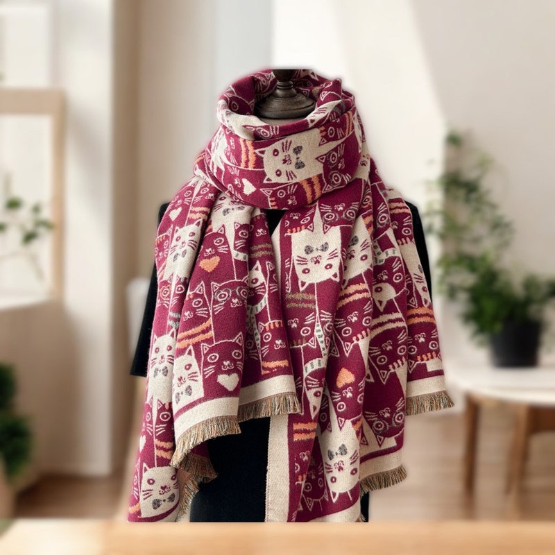 Cat Scarf - Etsy